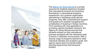 Agency for Study Abroad in India....pptx
