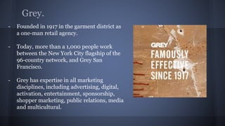Agency Presentaion: Grey | PPTX