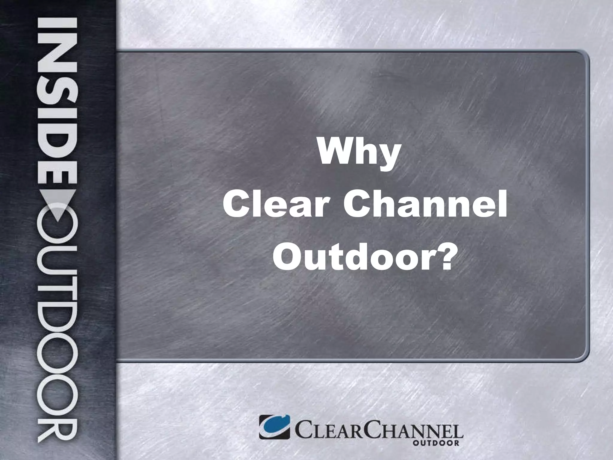 Clear Channel Outdoor | PPT