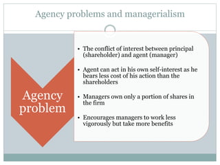 Agency Problem and Managerialism.pptx