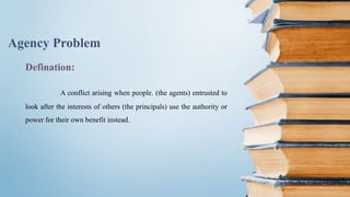 (Agency problem) Code (bus 203 ) | PPTX