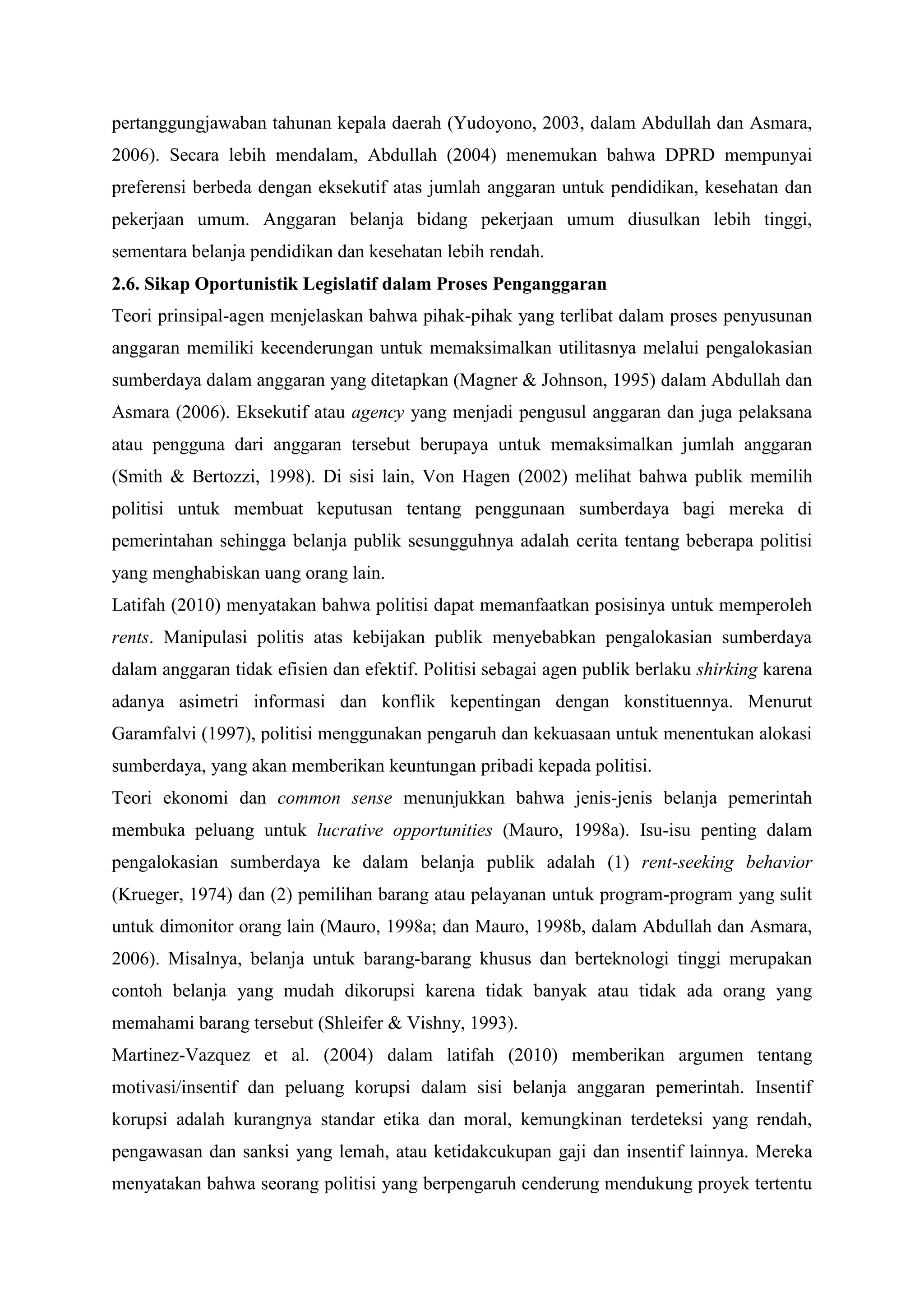 Agency theory dalam sektor publik di indonesia rhumy ghulam | PDF