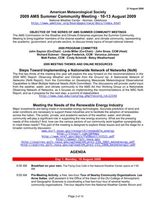 ams2009scm-00-Agenda | PDF