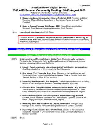 ams2009scm-00-Agenda | PDF