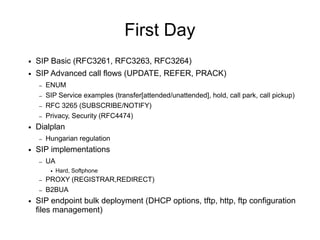 SIP Tutorial/Workshop 0 | PPT