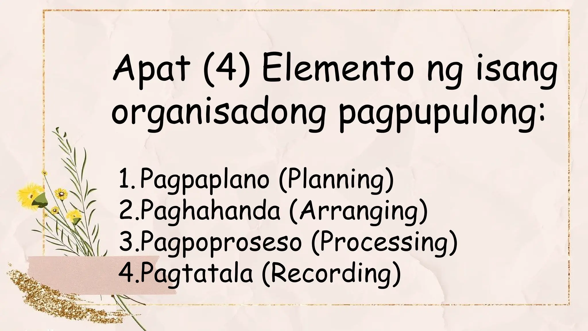 agenda report in piling larangan G12 school | PPTX