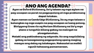 Agenda.pdf ahjsisvsywbosnegfsiejvgsibwgsjsh | PDF