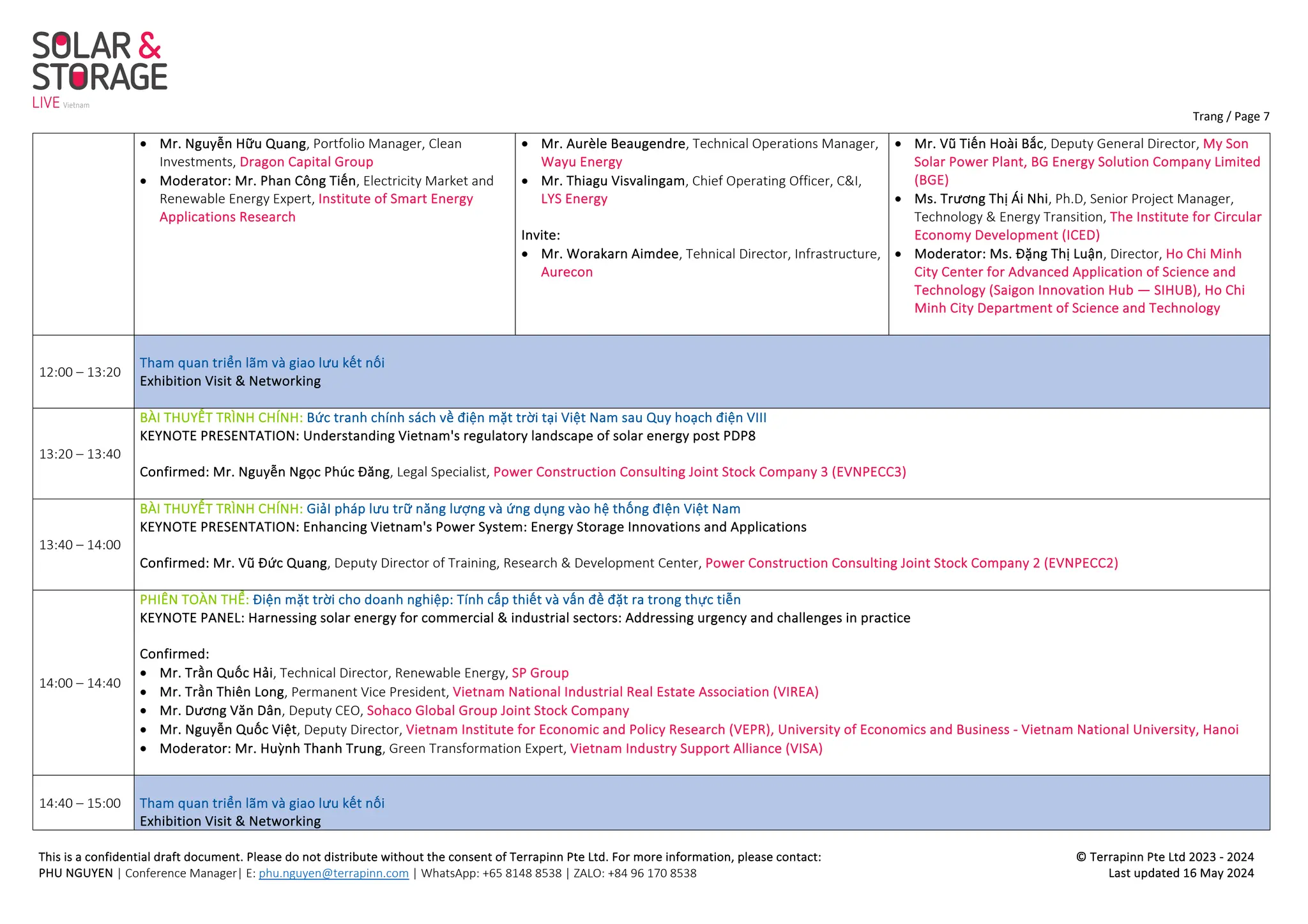 YOU ARE WARMLY INVITED - Solar & Storage Live Vietnam 2024 | PDF