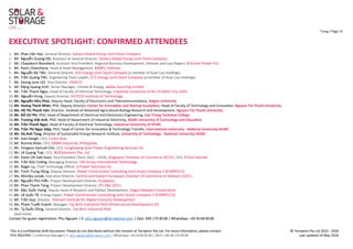 YOU ARE WARMLY INVITED - Solar & Storage Live Vietnam 2024 | PDF