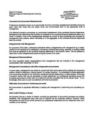 Agenda 01 statement on audit standards 114 letter | PDF