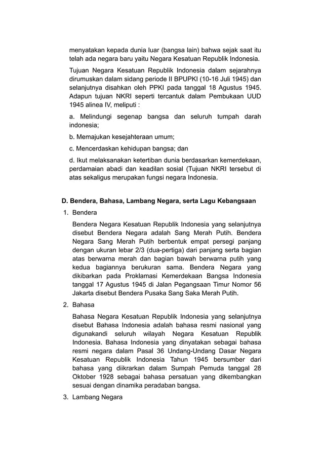 WAWASAN KEBANGSAAN DAN NILAI NILAI BELA NEGARA | PDF