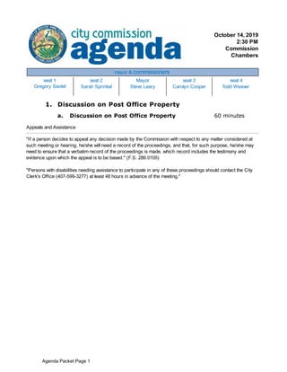 City of Winter Park Agenda Item | PDF