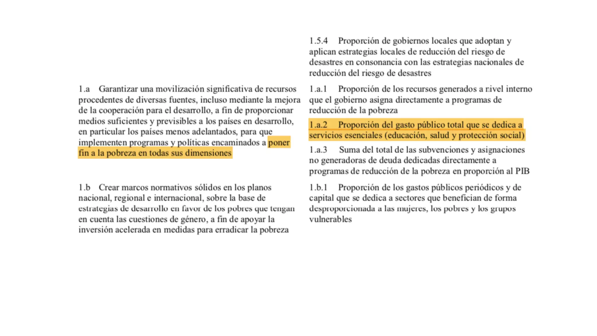 Agenda 2030 objetivos y metas | PDF