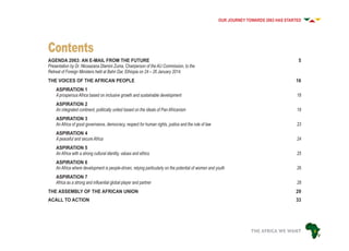 Agenda 2063 arise the africa we want | PDF