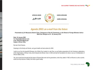 Agenda 2063 arise the africa we want | PDF