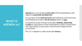 Agenda 21 ppt | PPTX