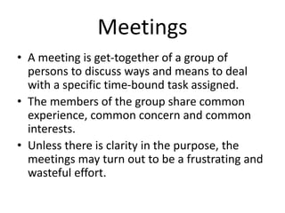 Agenda and minutes of meeting | PPTX