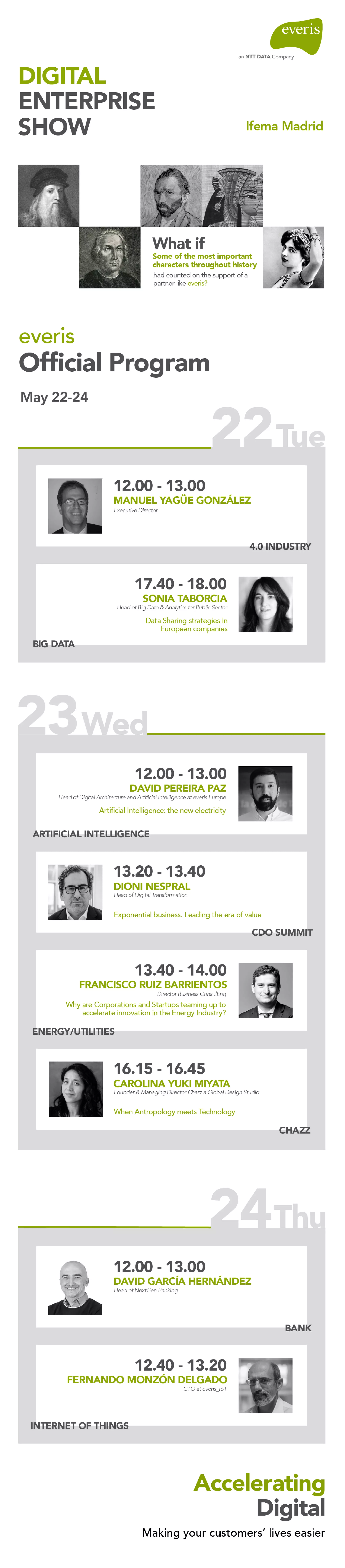 Digital Enterprise Show 2018 - everis official program | PDF | Free Download