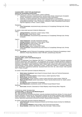 Agenda eec 3_wrzesnia | PDF