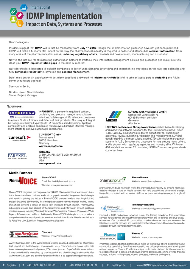 Pfizer, GE Healthcare, Novartis Pharma and Boehringer-Ingelheim Pharma ...