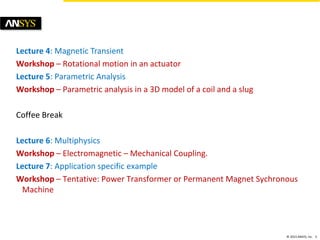 ANSYS Maxwell Training | PPTX