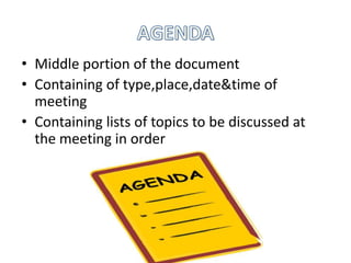 Agenda&minutes of meeting | PPTX