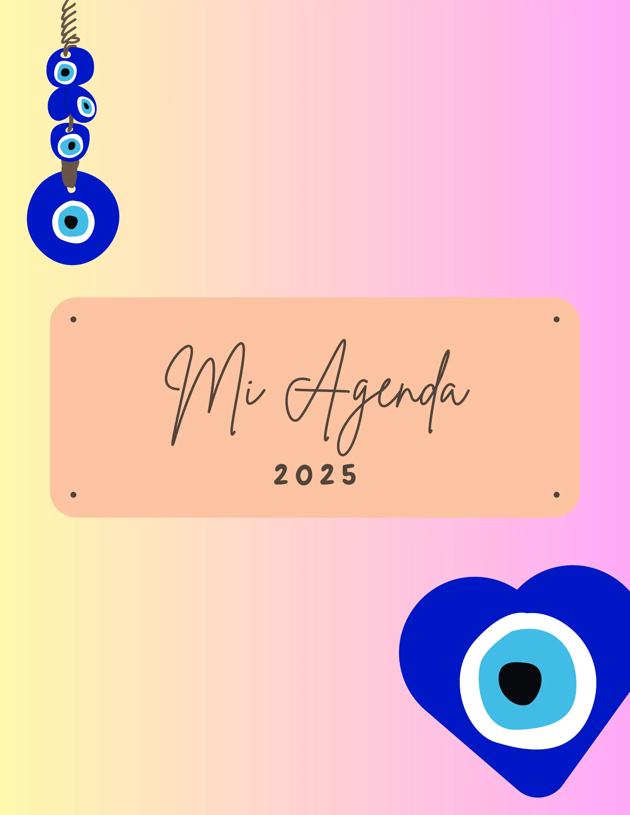 Agenda Personalizada Good vibes 2025!!!! | PDF