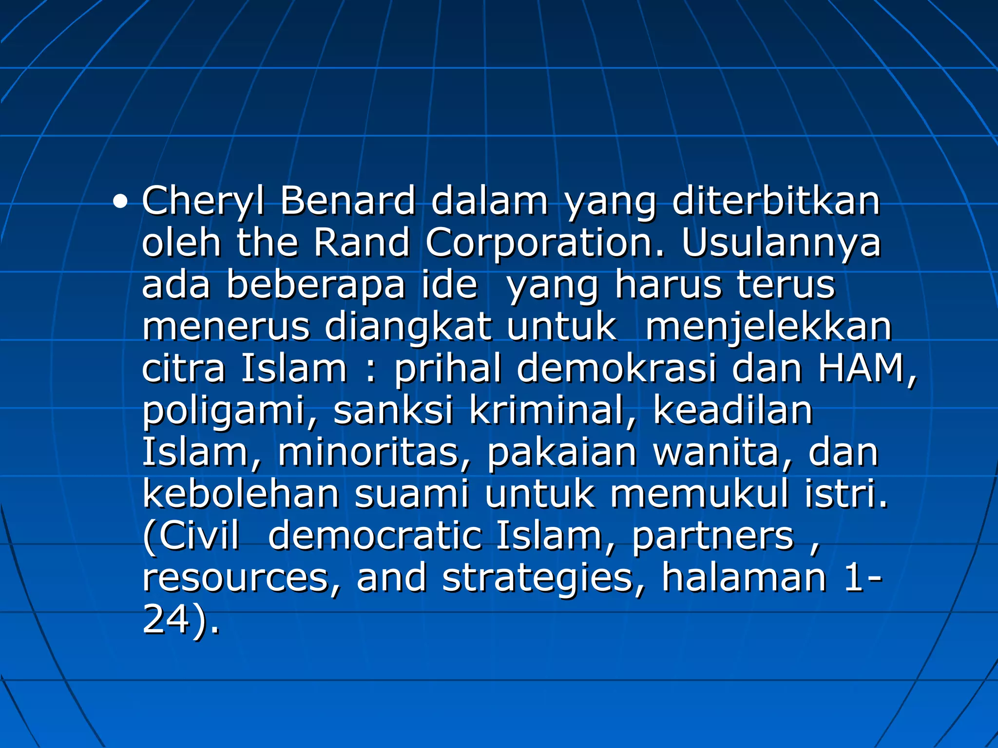 Agenda sekulerisasi di dunia islam | PPT