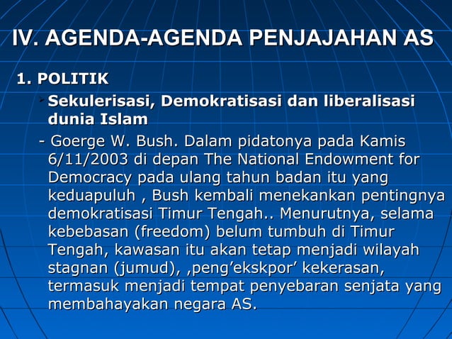 Agenda sekulerisasi di dunia islam | PPT