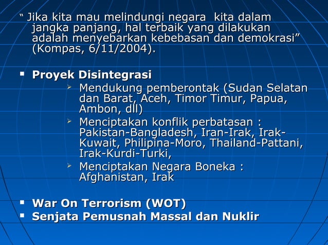 Agenda sekulerisasi di dunia islam | PPT