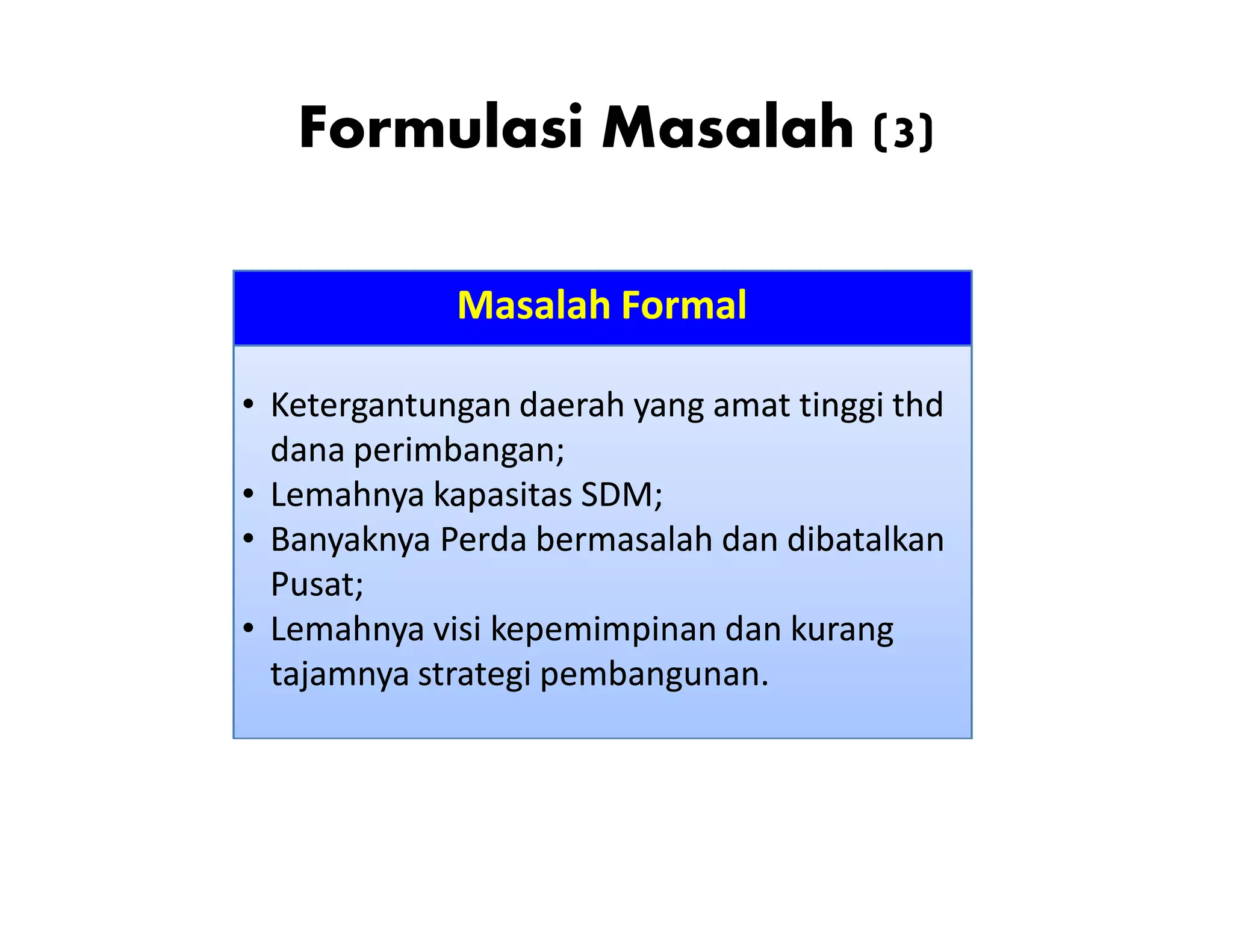 Contoh Penerapan Agenda Setting & Perumusan Kebijakan | PDF