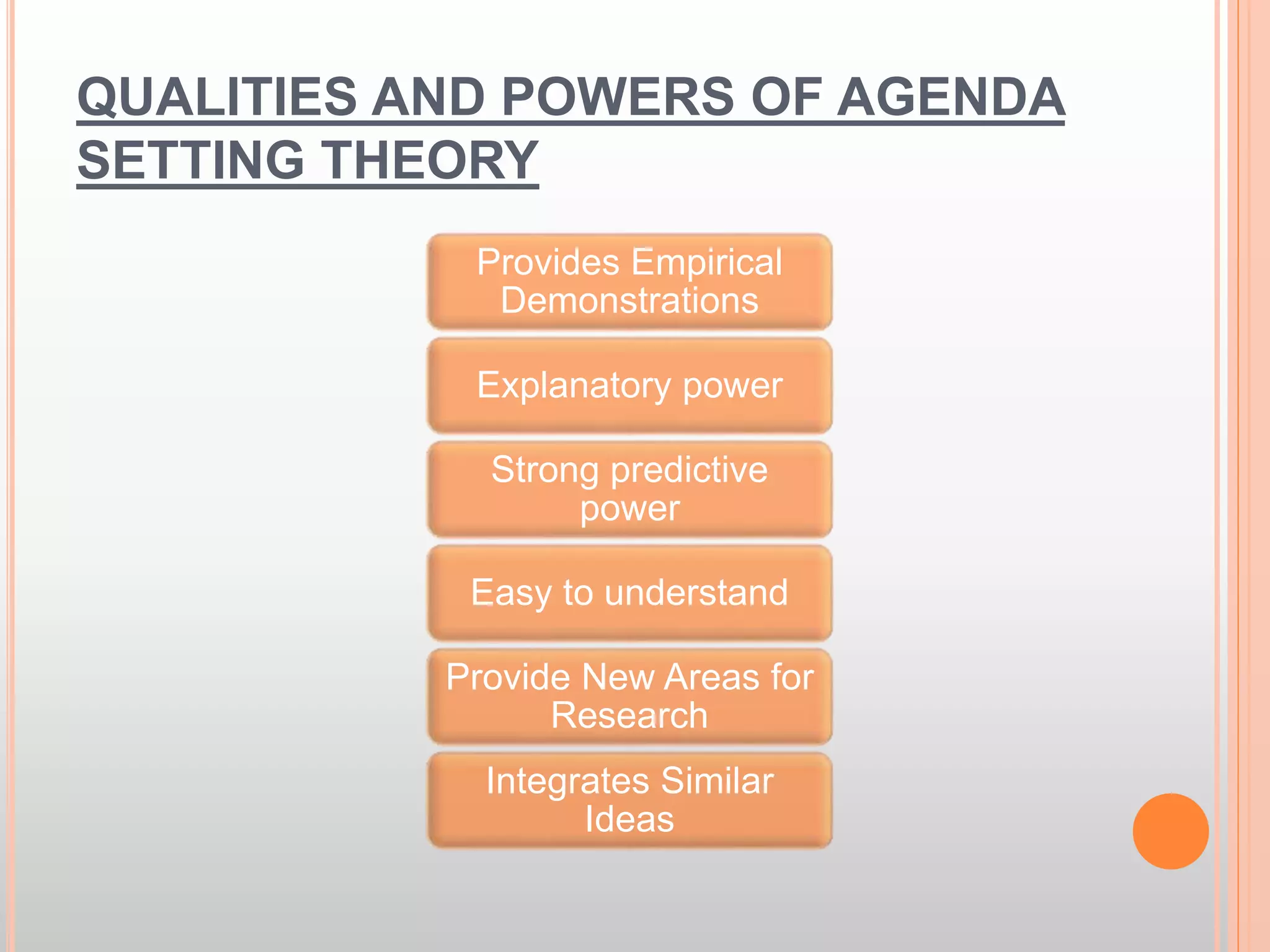 Agenda setting theory | PPTX
