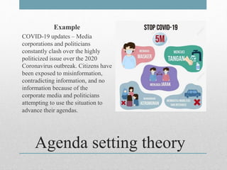 Agenda Setting Theory. | PPTX