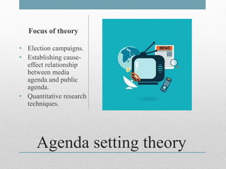 Agenda Setting Theory. | PPTX