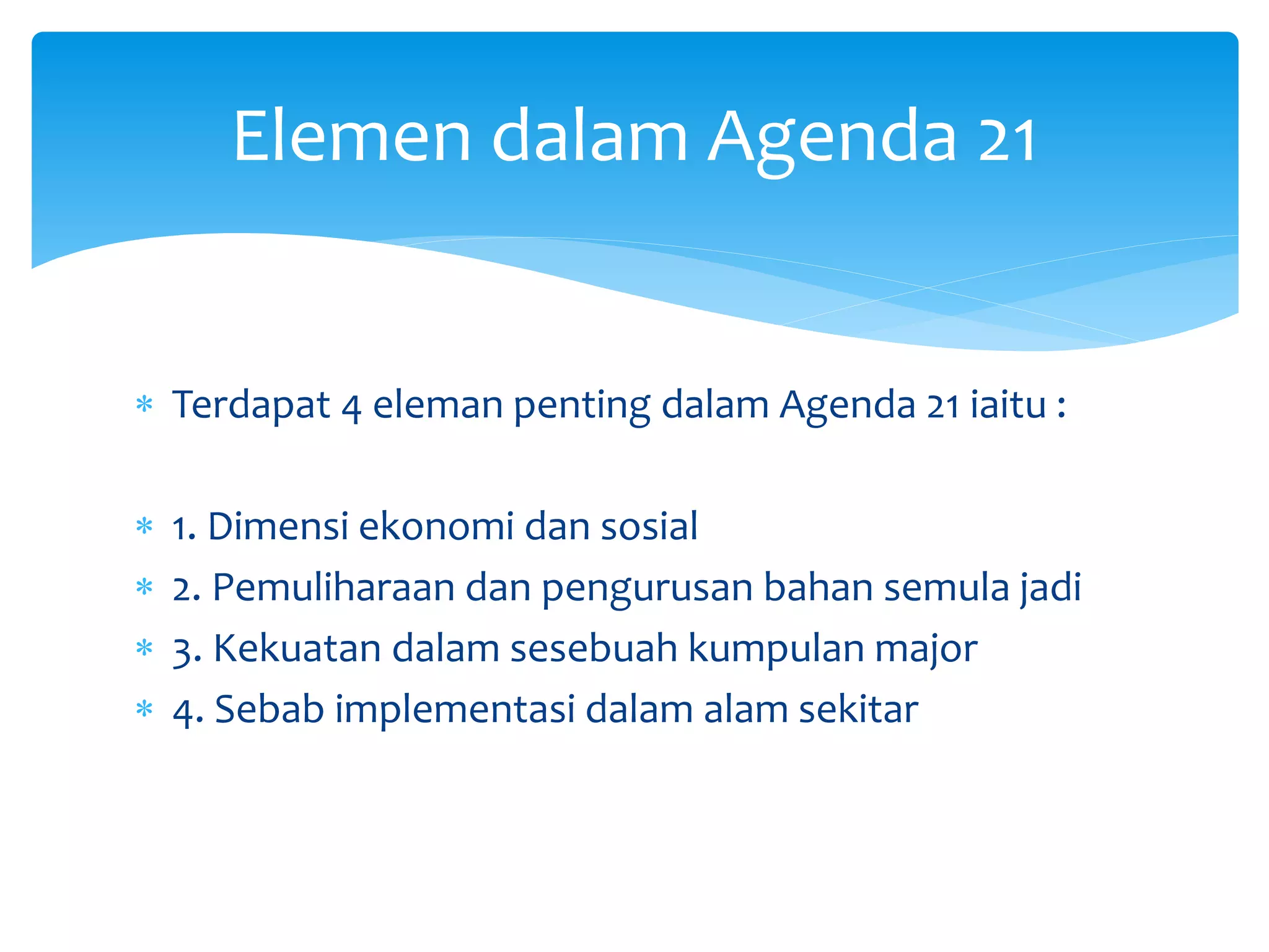 Agenda tempatan 21 | PPTX