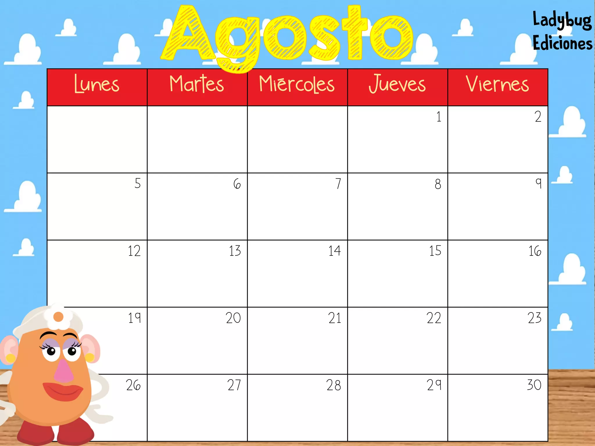 Agenda Toy Story GRATIS Ladybug Ediciones .pdf