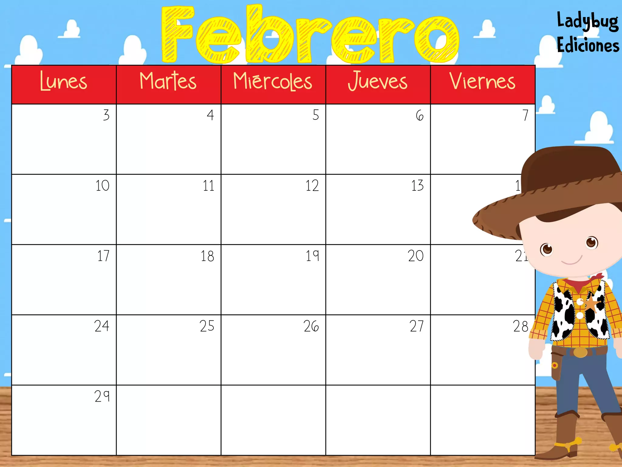 Agenda Toy Story GRATIS Ladybug Ediciones .pdf