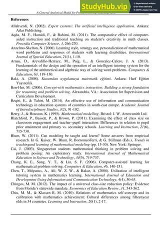 A General Analytical Model For Problem Solving Teaching BoS | PDF ...