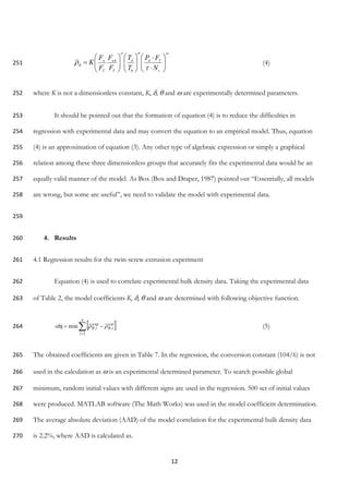 A general extrudate bulk density model for both twin screw and single ...