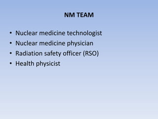 A general introduction to nuclear medicine technology | PPTX