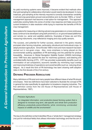 A general introduction to precision agriculture | PDF