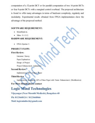A generalized algorithm and reconfigurable | PDF