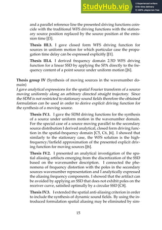 A Generalized Wave Field Synthesis Theory (Ph.D. Thesis Booklet) | PDF