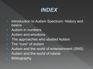 A general presentation about autism | PPTX