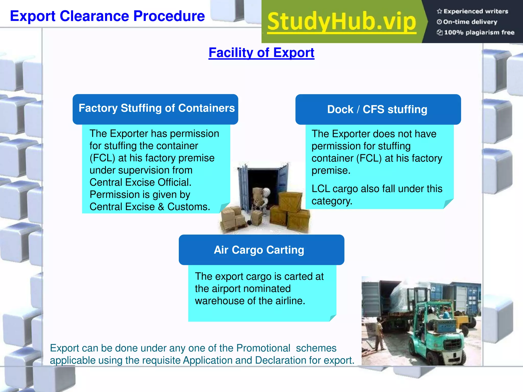 A General Presentation On Customs Clearance Procedure In India | PDF