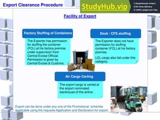 A General Presentation On Customs Clearance Procedure In India | PDF