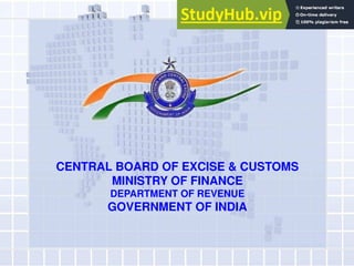 A General Presentation On Customs Clearance Procedure In India | PDF