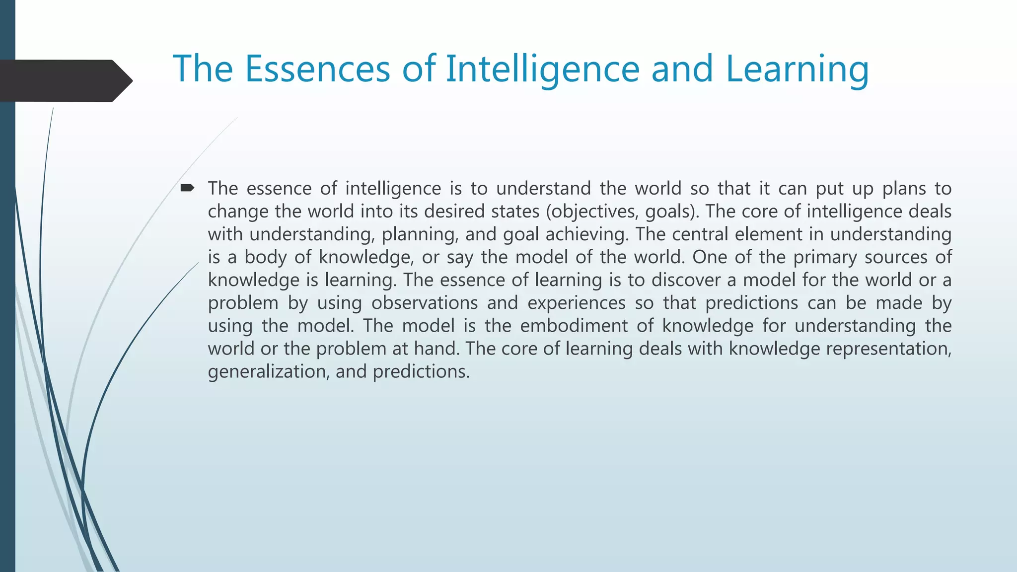 A General Principle of Learning and its Application for Reconciling ...