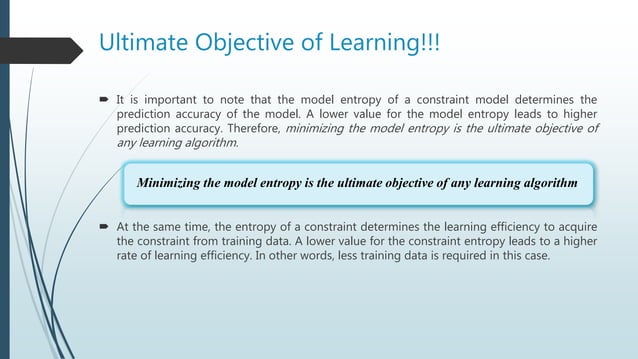 A General Principle of Learning and its Application for Reconciling ...