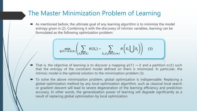 A General Principle of Learning and its Application for Reconciling ...